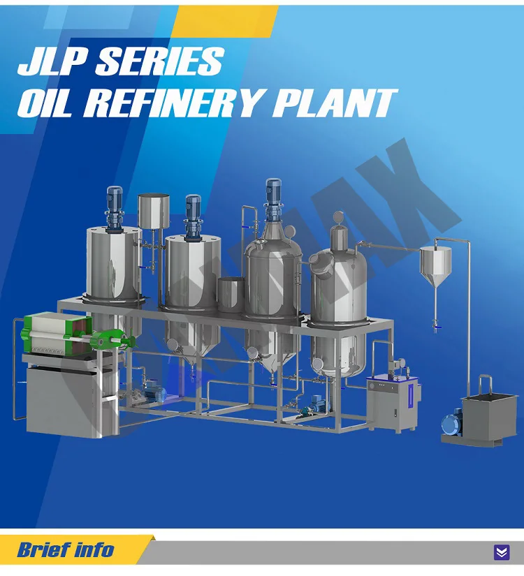 300l/500l/800l Automatic Refined Bottle Filling Line Oil Refine - Buy ...