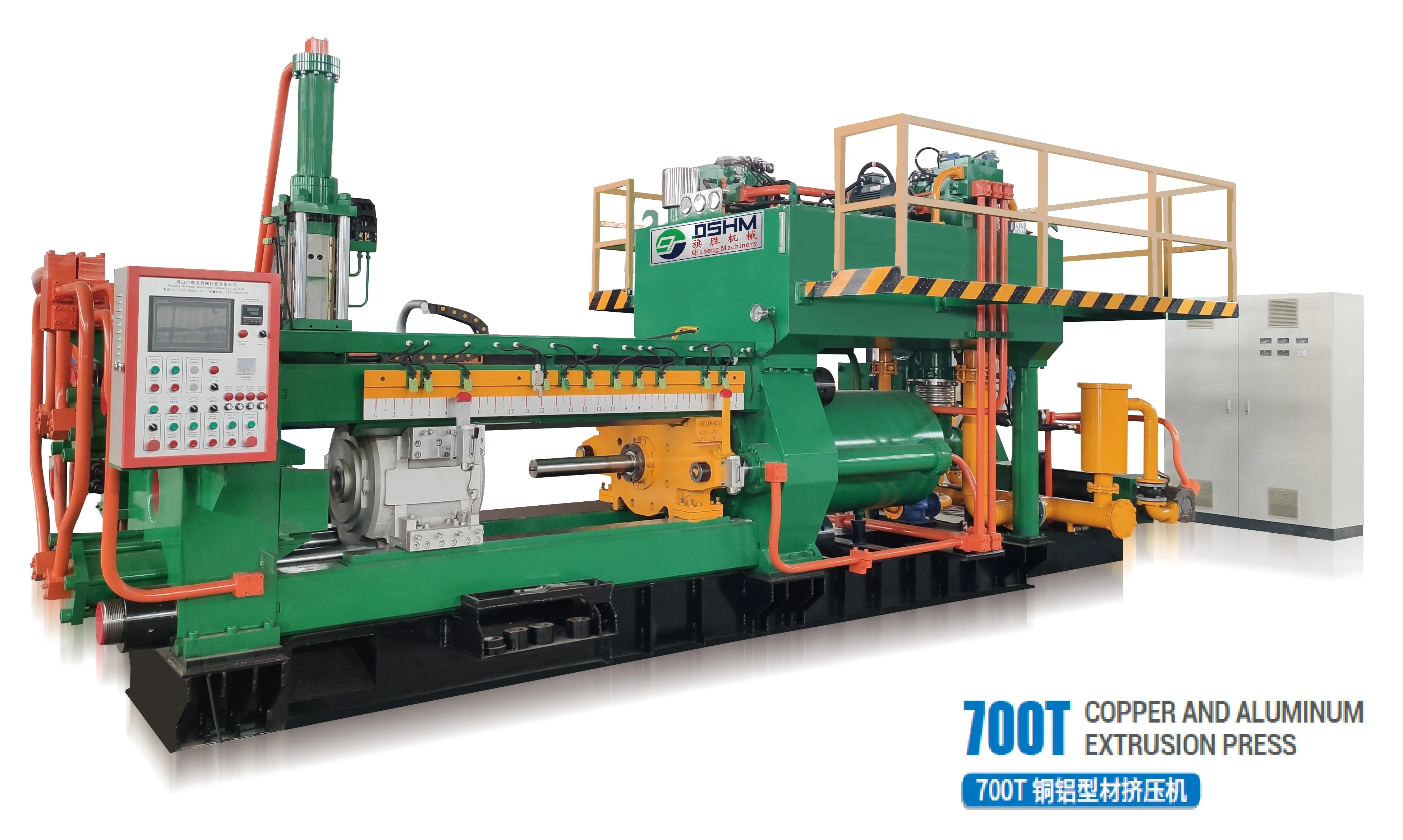 New 750t Aluminum Extrusion Press Line 5-Inch Metal Extrusion Press ...