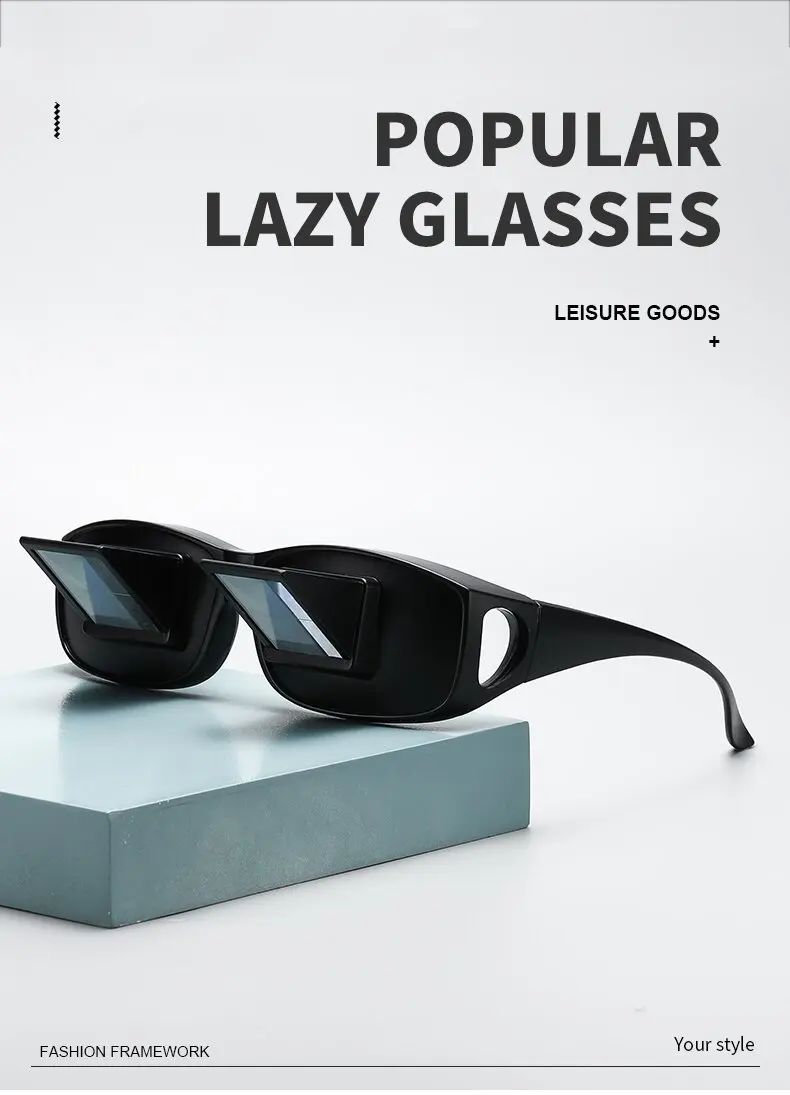 Horizontal Lazy Glasses Lying Down Bed Reading Watching Hd Lazy Readers ...