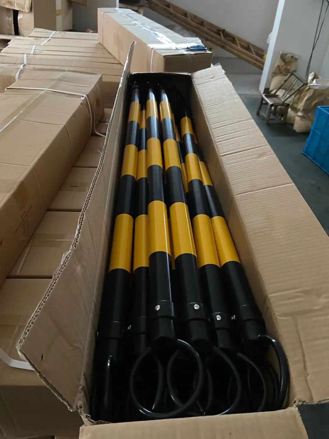 2.2m 3m Pvc Retractable Collapsible Plastic Traffic Cone Connect Bars ...