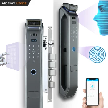 Elock Es268d Digital Smart Lock Fingerprint Automatic Face Id ...
