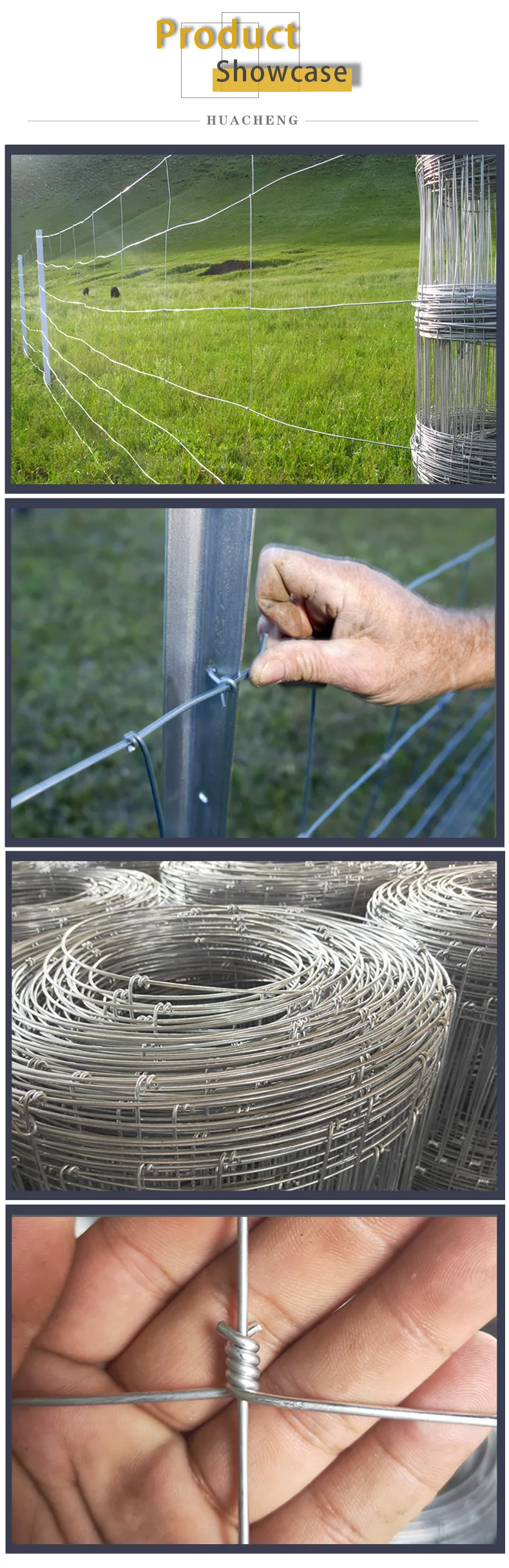 Philippines Hog Wire Farm Fencing Galvanized Field Wire Mesh Deer Fencing - Buy Galvanized Farm ...