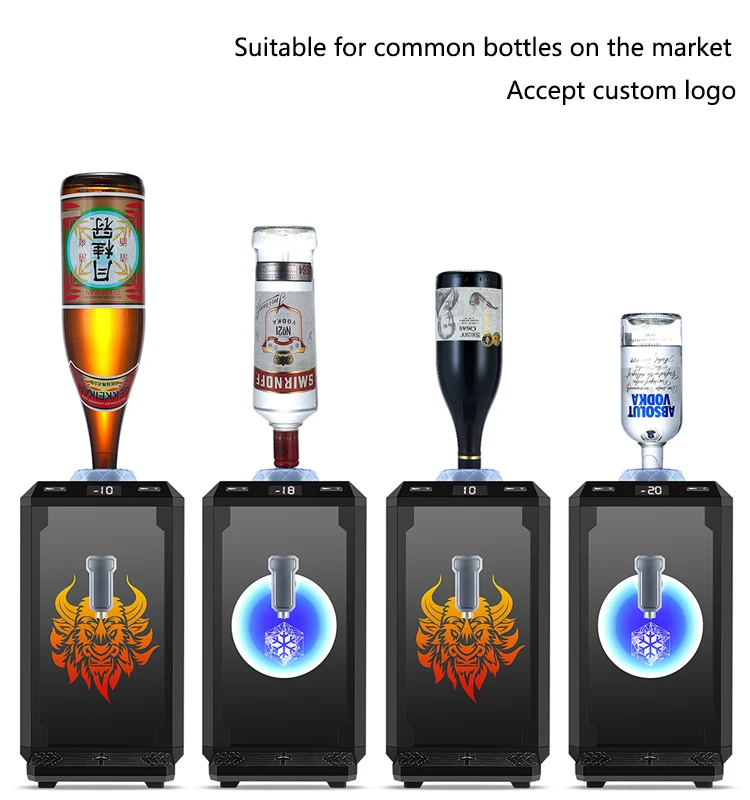 Mini Portable Vodka and Whisky Chiller - Compact Beverage Cooler for ...