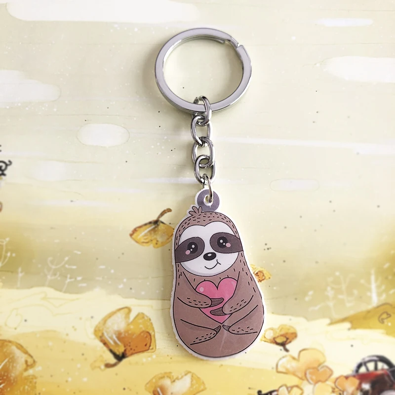 Cartoon Multiplayer Friendship With Letter Cute Epoxy Resin Keychain ...