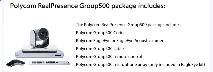 Original New Polycom Group Video Conference System Group500 - Buy ...