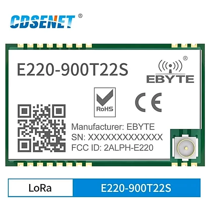 Semtech New Lora Chip Llcc68 22dbm Uart Lora Module Wireless ...