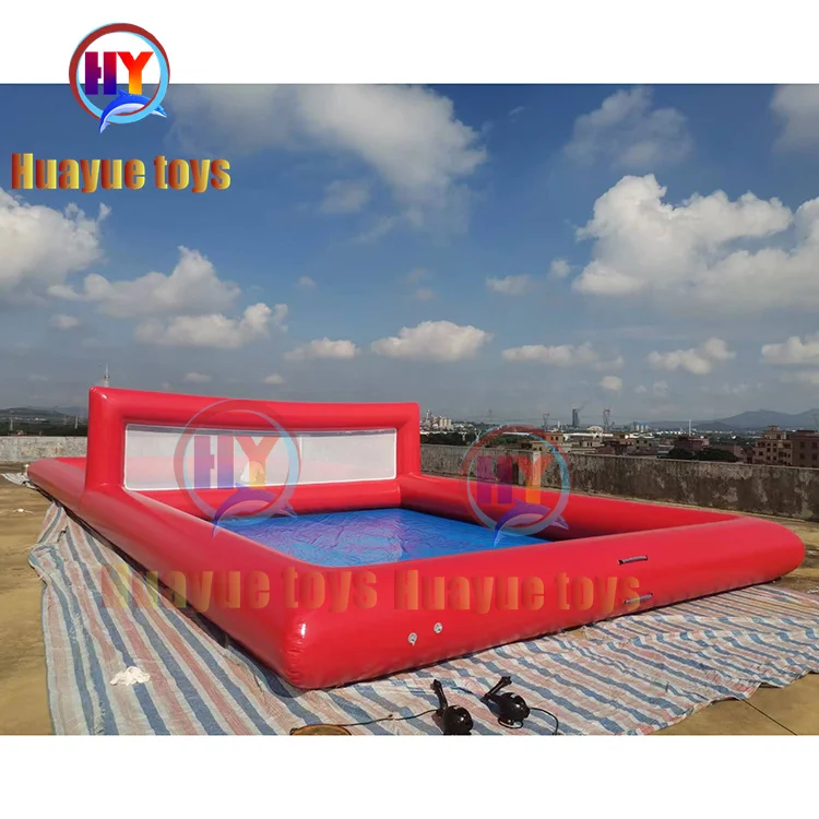 Large Pool Inflatable Volleyball Field - Fun & Sports