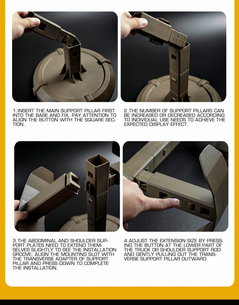 WOSPORT Creative Display Stand - Adjustable & Versatile