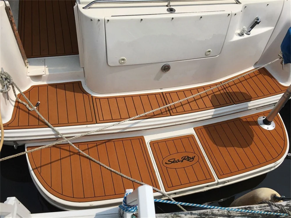 2023 Tracker 1564 Swim Platform Cockpit Pad Boat Eva Foam Teak Deck ...