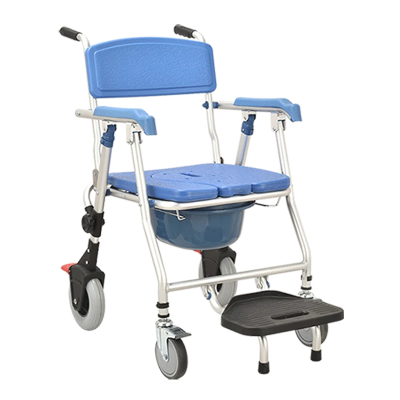 Boao Portable Disabled Shower Commode - Foldable & Adjustable