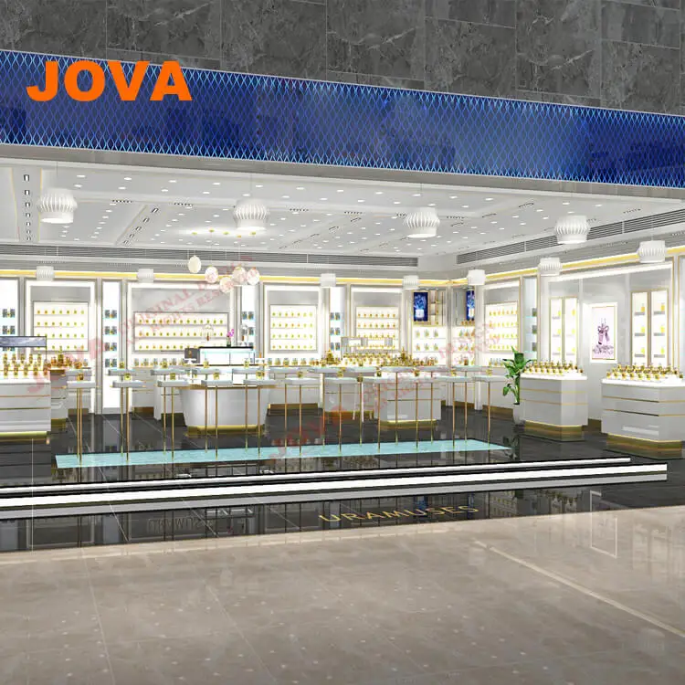 Perfume Shop Decoration - Elegant Cosmetic Display Shelves