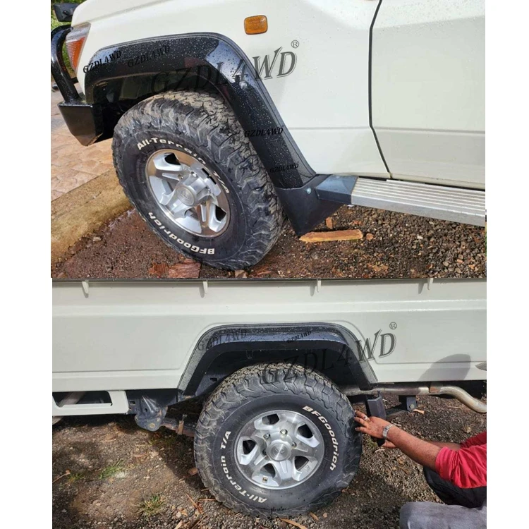 79 Series Wide Flares Fit Land Cruiser 79 Series Single Cab Pickup ...