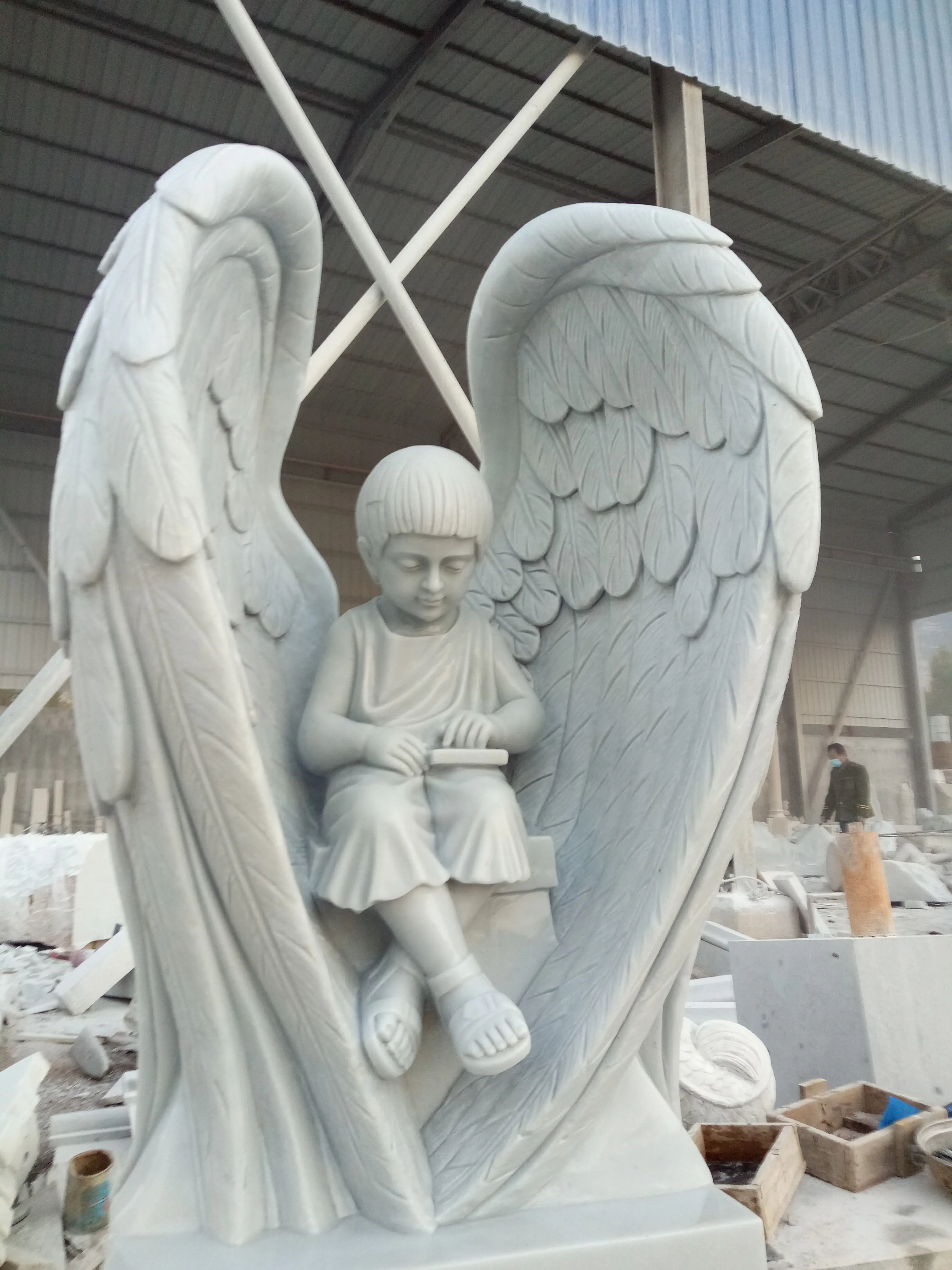 Allystone Customized Handcarved Stone Human Statues Figure Statues For ...