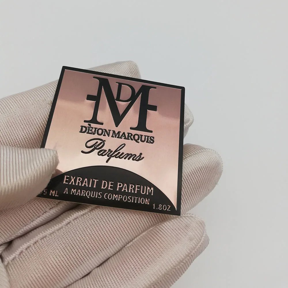 Custom 3d Metallic Labels For Packaging Luxury Candles Private Label ...