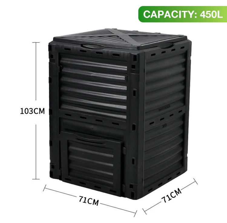 Garden Rolling 160L Compost Bin Tumbler BPA Free Gardening Tool ...