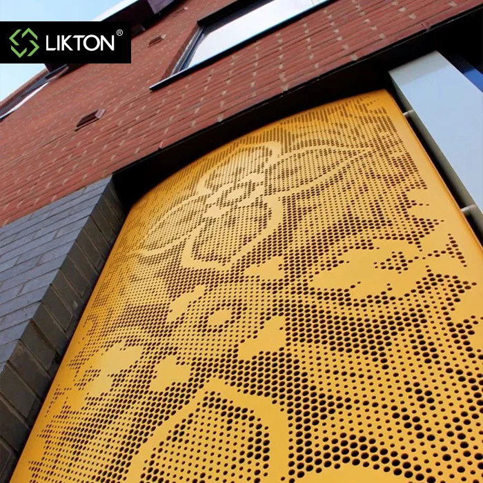 Metal Perforated Aluminum Siding Decorative Perforated Aluminum Sheet ...