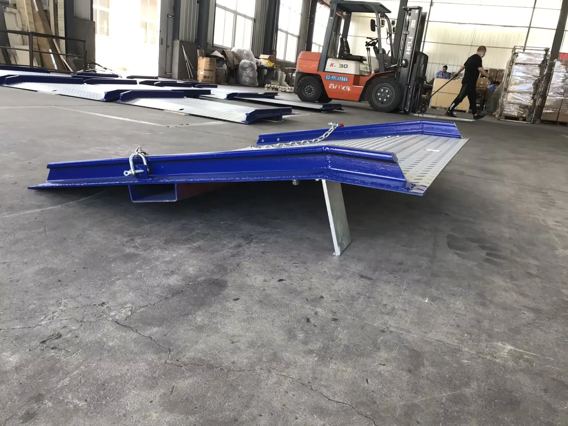 Steel Dock Board For Truck Loading Heavy Duty Steel Dock Board Plate ...