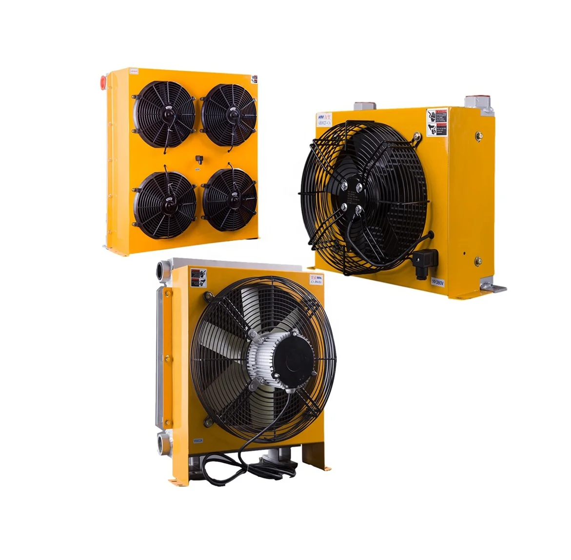 12 Volt 12v / 24v Dc Hydraulic Oil Cooler With Fan Heat Exchanger - Buy ...