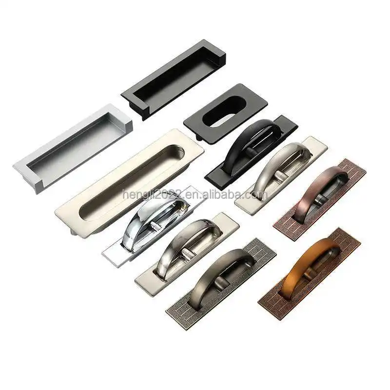 Handle Concealed Floor Cover Drawer Cabinet Door Swivel Invisible ...
