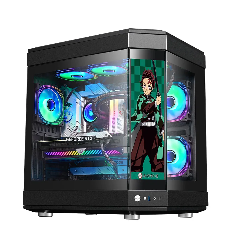 Full Tower Gaming Case with Tempered Glass & ATX Form Factor