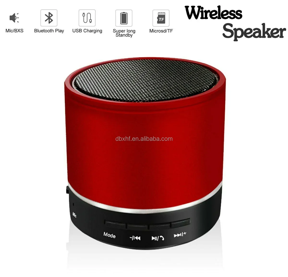 Portable Mini Speaker Mp3 Player Stereo Bluetooth Wireless Speaker With ...
