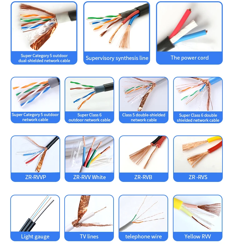 Pvc Jacket Ethernet Rg6 Network Cable For Indoor Communication Bare ...