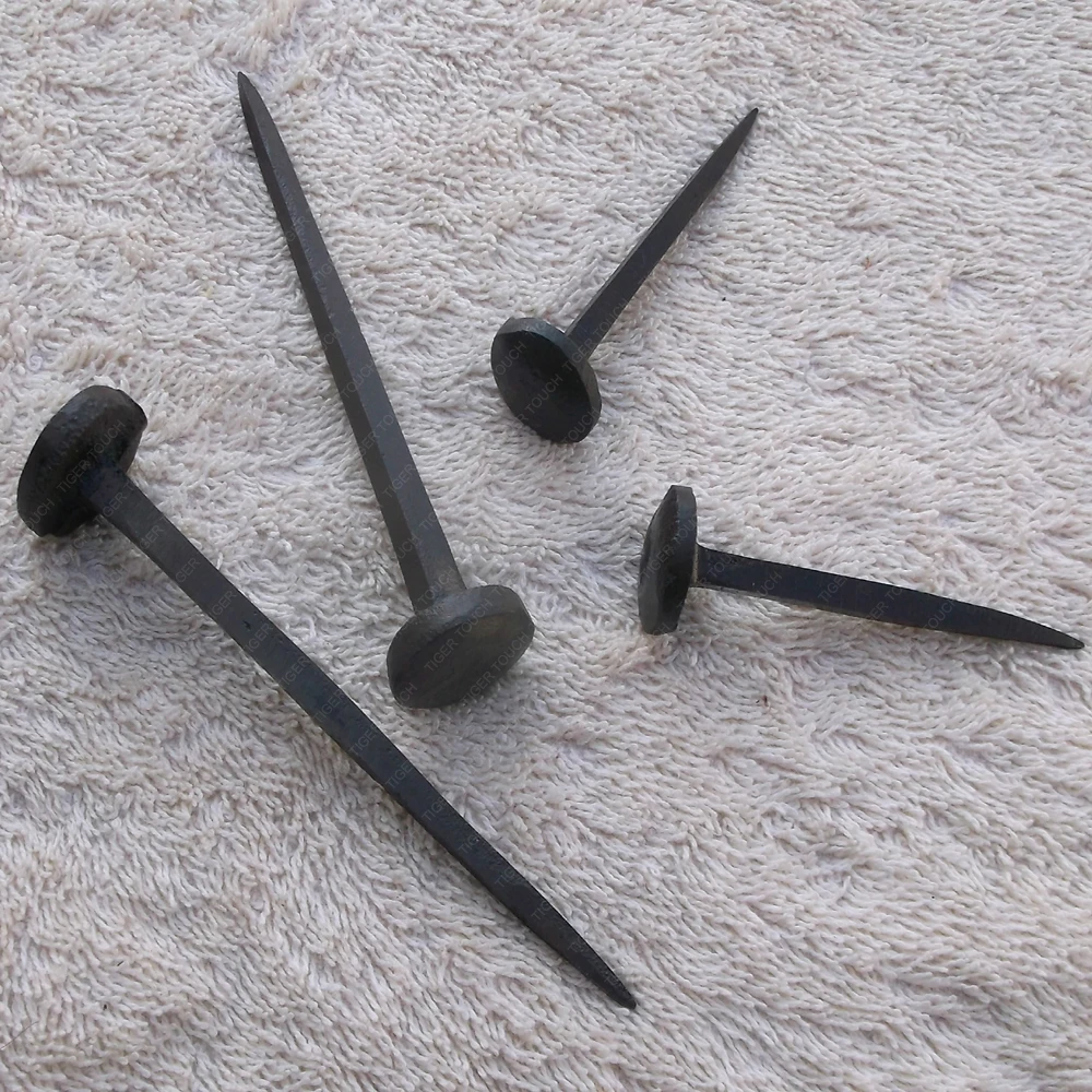 Camping Medieval Iron Hand Forge Metal Iron Nail - Buy Medieval Nail ...