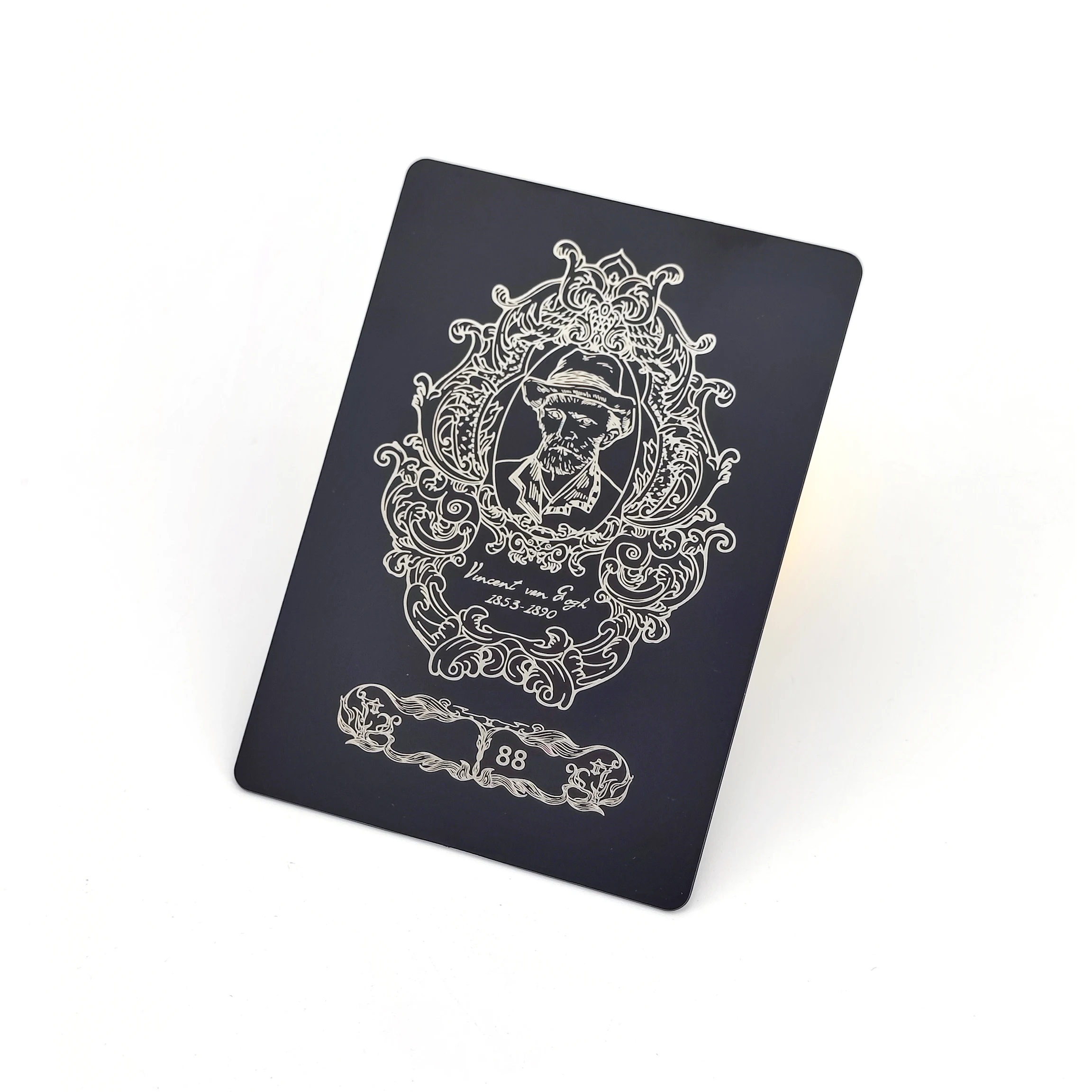 Brushed Mirror Rfid 125khz Copper Stainless Steel Card 13.56mhz Nfc ...