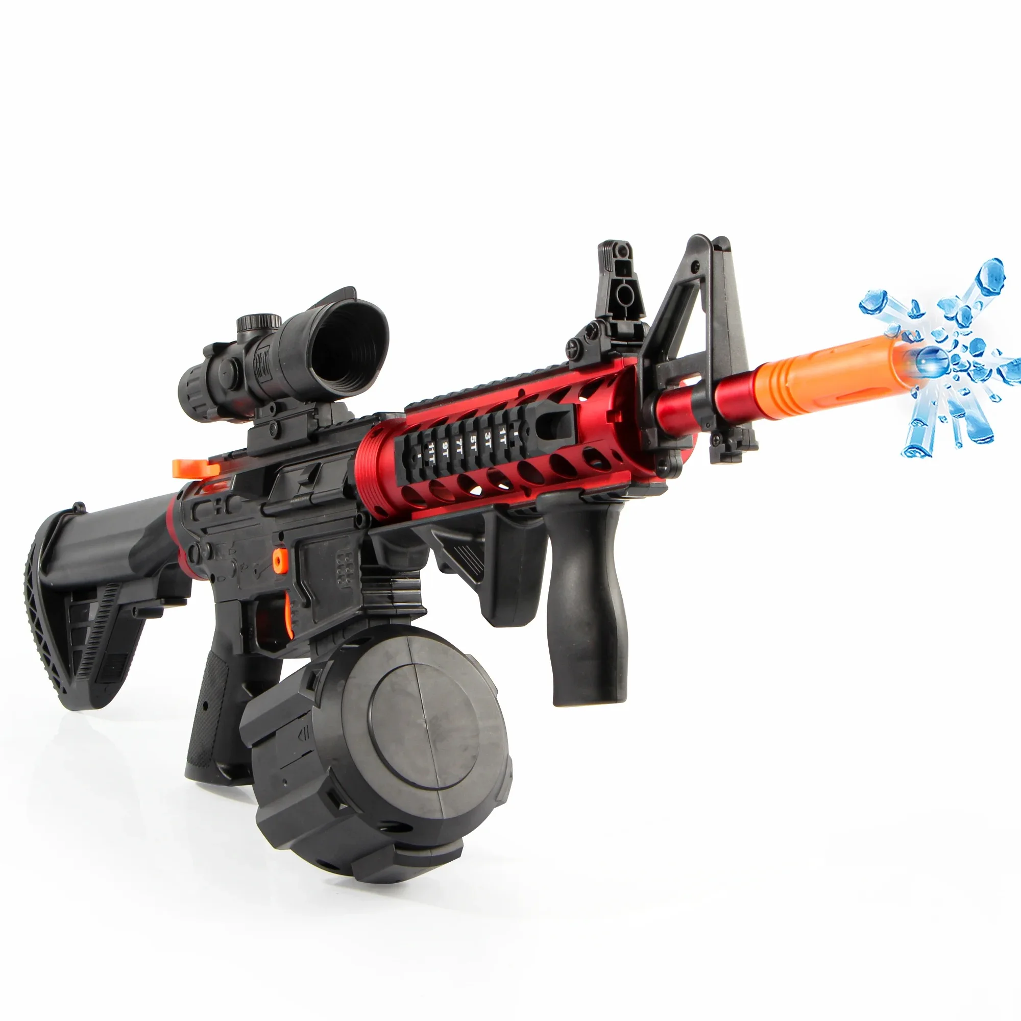M4a1 Assault Rifle Electric Splatter Gel Ball Blaster With Water Beads ...
