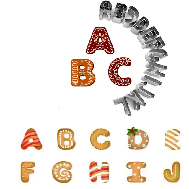 Hot Sale Stainless Steel Arabic Alphabet Cookie Cutter Set 12pcs ...