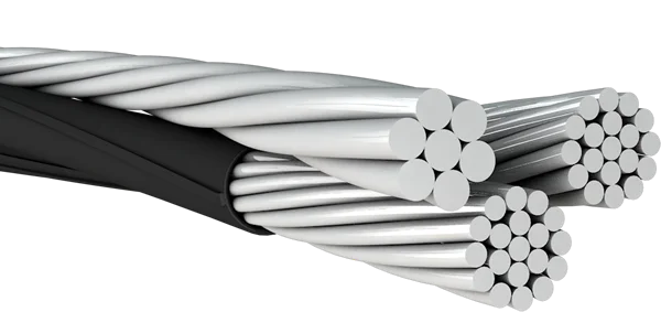 Triplex Conductor 2/0awg N2/0awg 19 Hilos Aaac Insulated Conductor ...