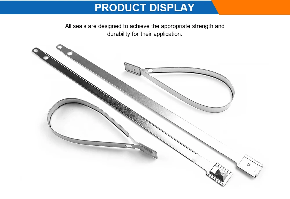 1000 Pack Cargo Truck Safety Door Seal Metal Strap Security Seals ...