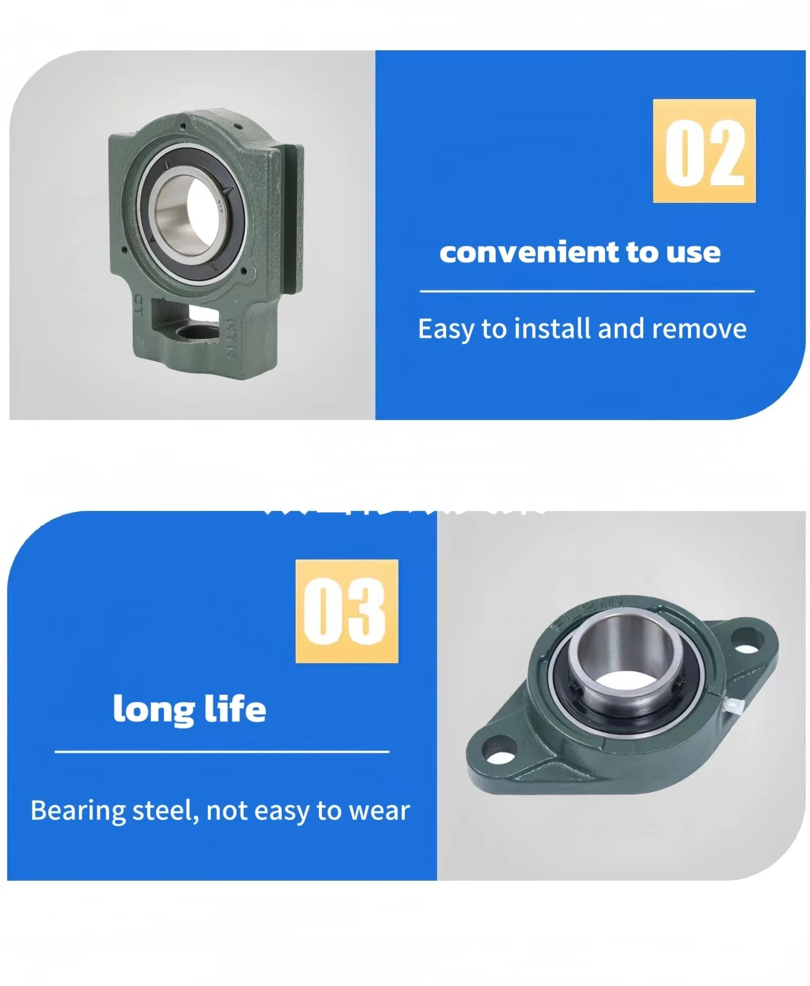 Pillow Block Insert Ball Bearing Housing 22 Inch Bore T211 T318 Ucf 208 Uc208 P310 T318 T206 ...