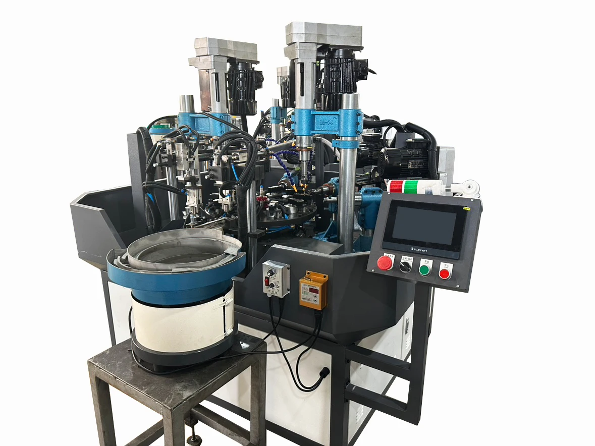 High Speed Manual Loading Rotary Drilling Tapping Machine Customizable Drilling Tapping Machine ...