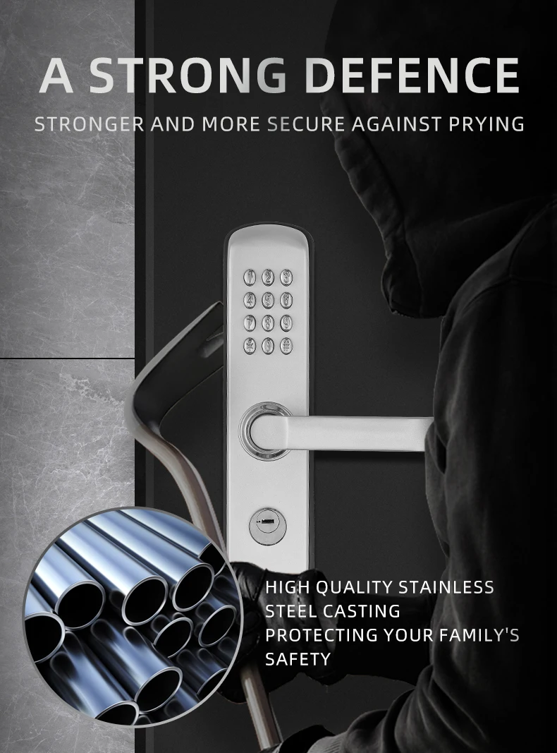 Stainless Steel Waterproof Password Security Hotel Mechanical Key Lock ...