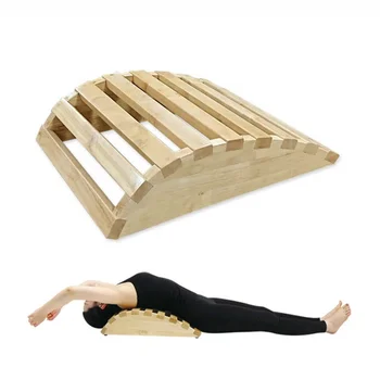 Bamboo Wood Yoga Arc Back Braces Back Bending Stool Back Bench - Buy ...