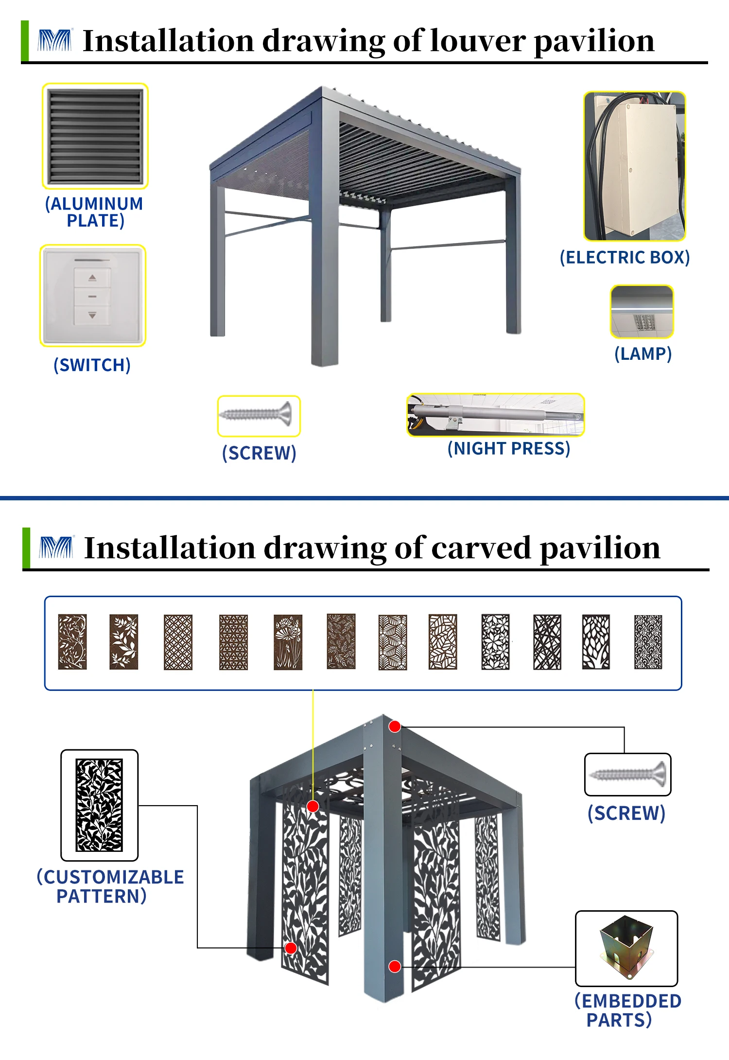 Retractable Wooden Poland Retractil Bioclimatic Kit Wpc Pergola 4x4 ...