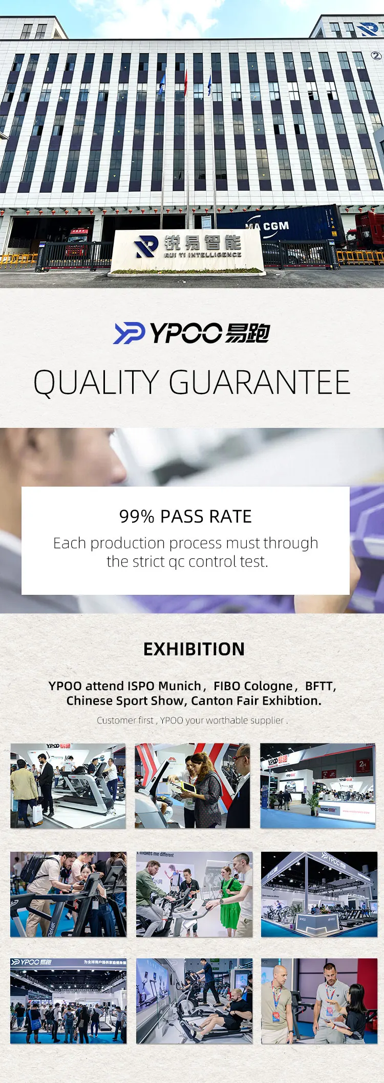 YPOO Smart Rowing Machine - Aviation Aluminum & EM Control