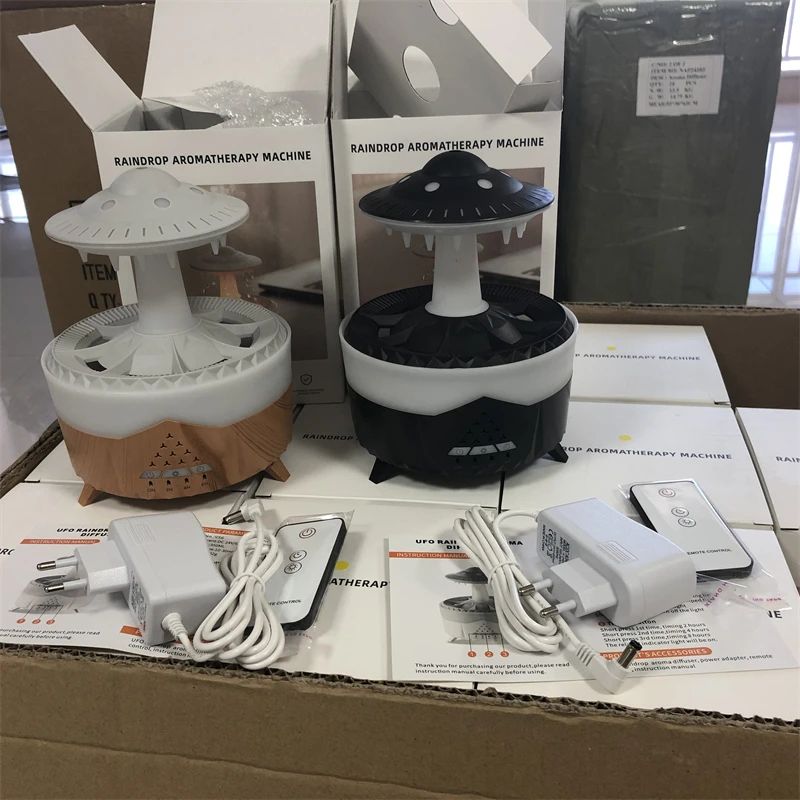 Smart Ufo Rainy H20 Humidificador Defuser Portable Water Drop Rain ...