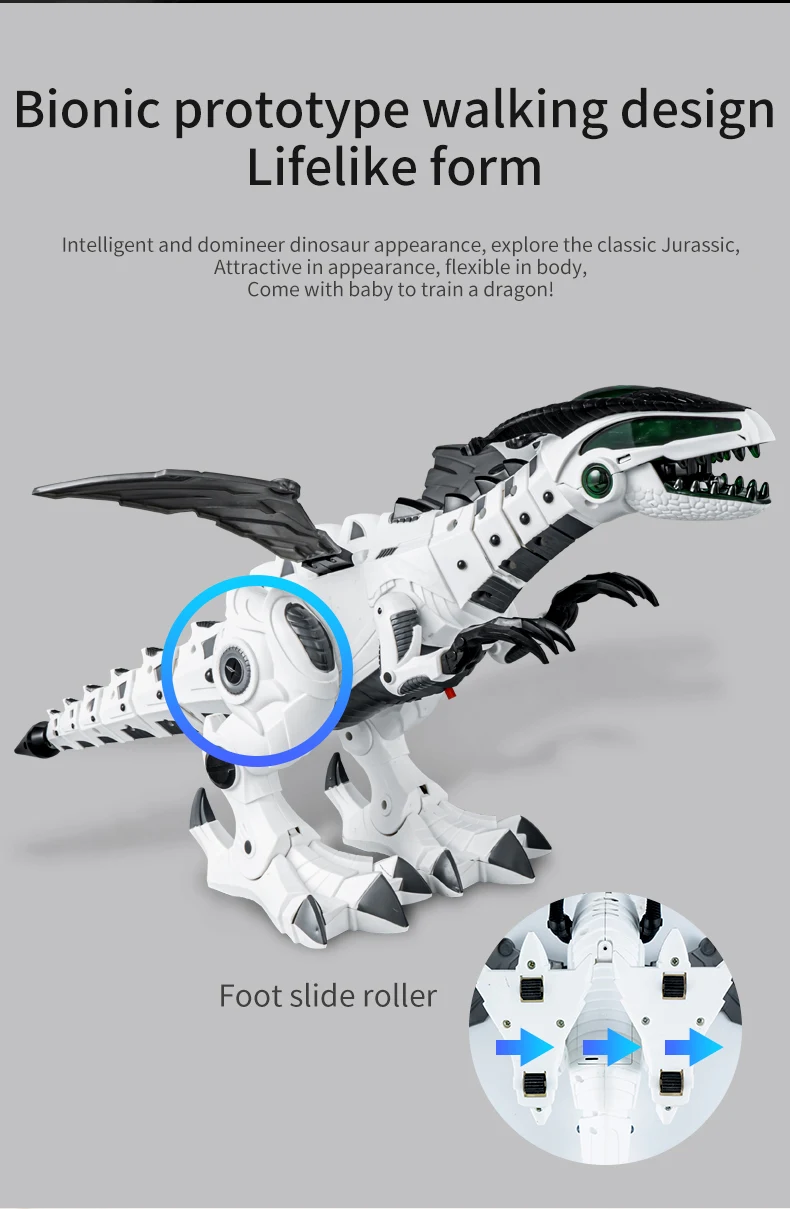Spray Dinosaurio Robot Electric Dinosaur,Kids Dinosaur Toys With Lights ...