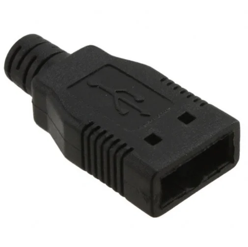 Hyst Ic Chip USB - a Plug Connectors A-USBPA A-USBPA-HOOD-BLK-R ...