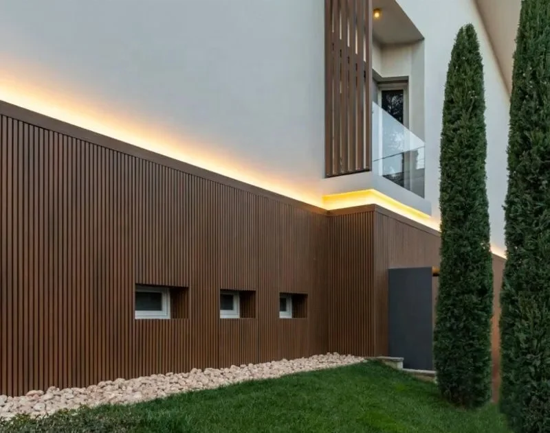 Interior Decoration Construction Material Wpc Wood Wall Decor Panel 3d ...