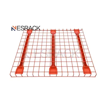 Steel Storage Warehouse Galvanized Metal Waterfall Wire Pallet Racks ...