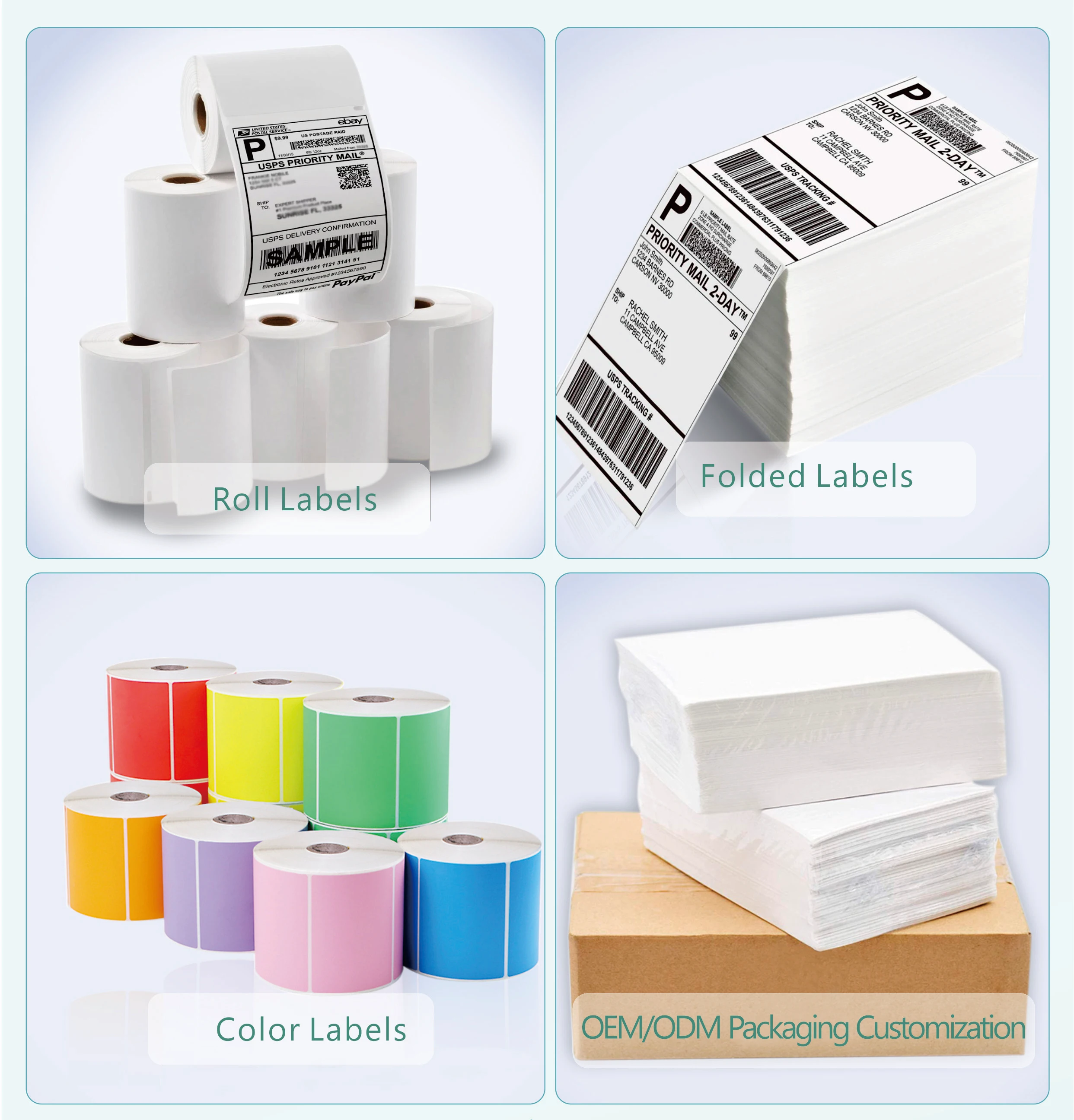 Shipping Label Supermarket Price Blank Barcode Label Direct Print ...