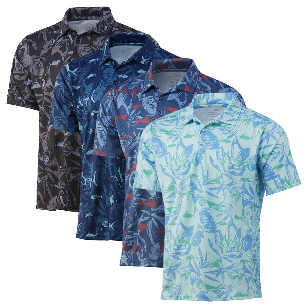 Custom Logo Blank Thermal Sublimation Print Golf Polo Short Sleeve T ...