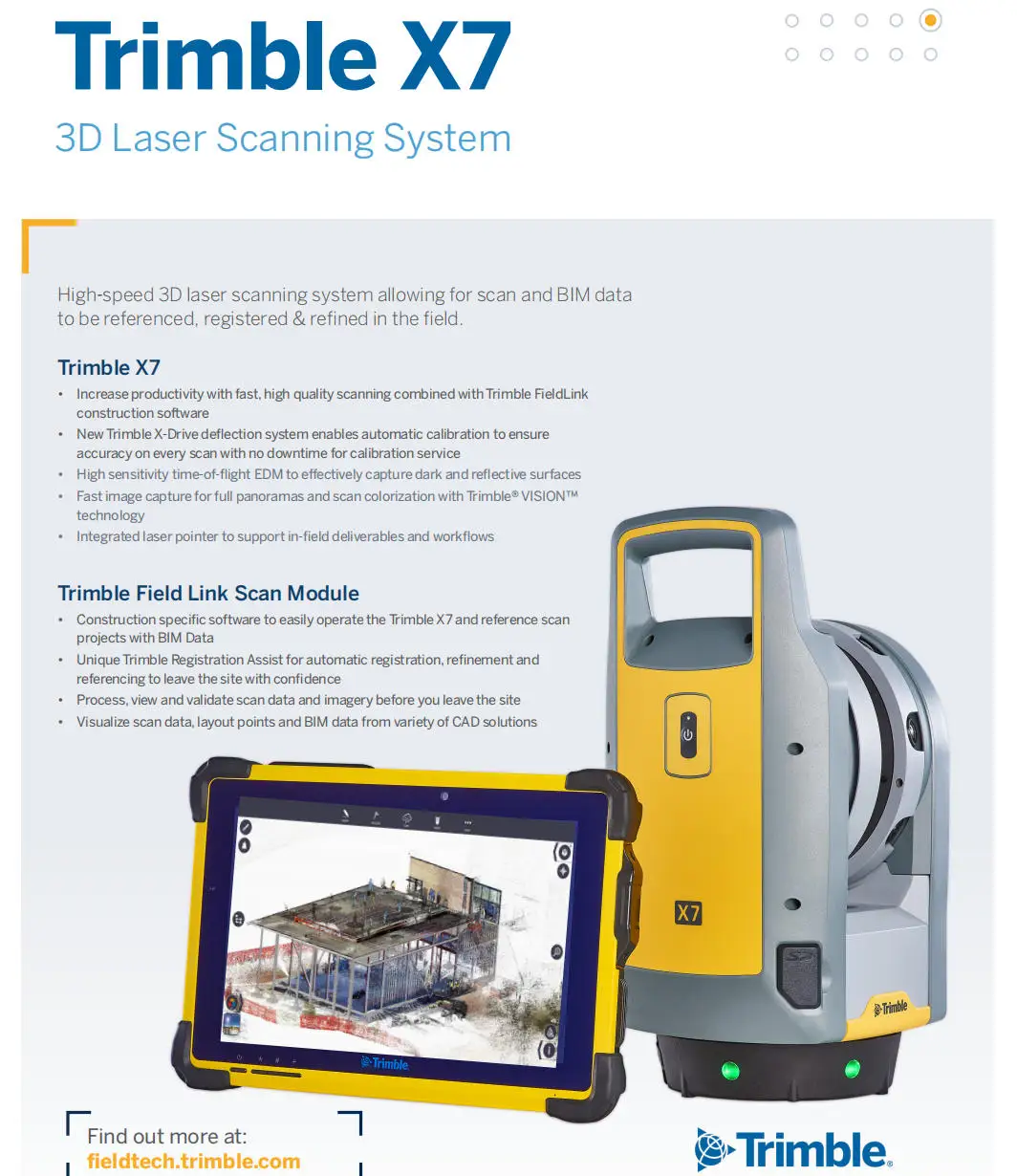 Geospatial Mapping with Trimble X7 GNSS RTK 3D Laser Scanner and Faro ...