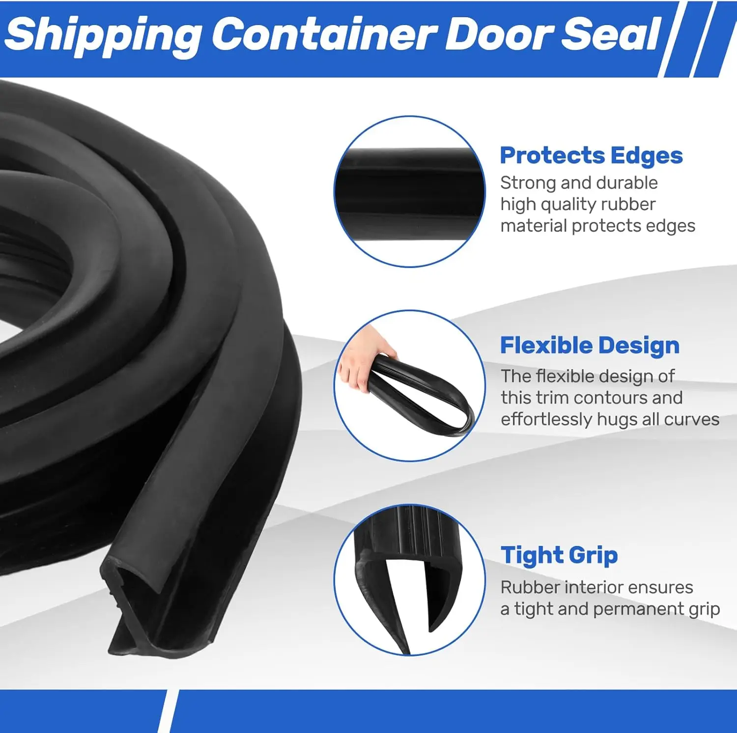 Shipping Container Door Seal 3 Sided Container Rubber Door Seals ...