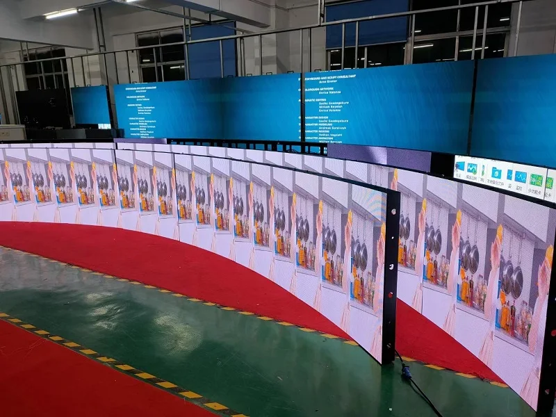 1200nits Cheap Price Shenzhen Programmable Indoor Outdoor Soft Curved ...