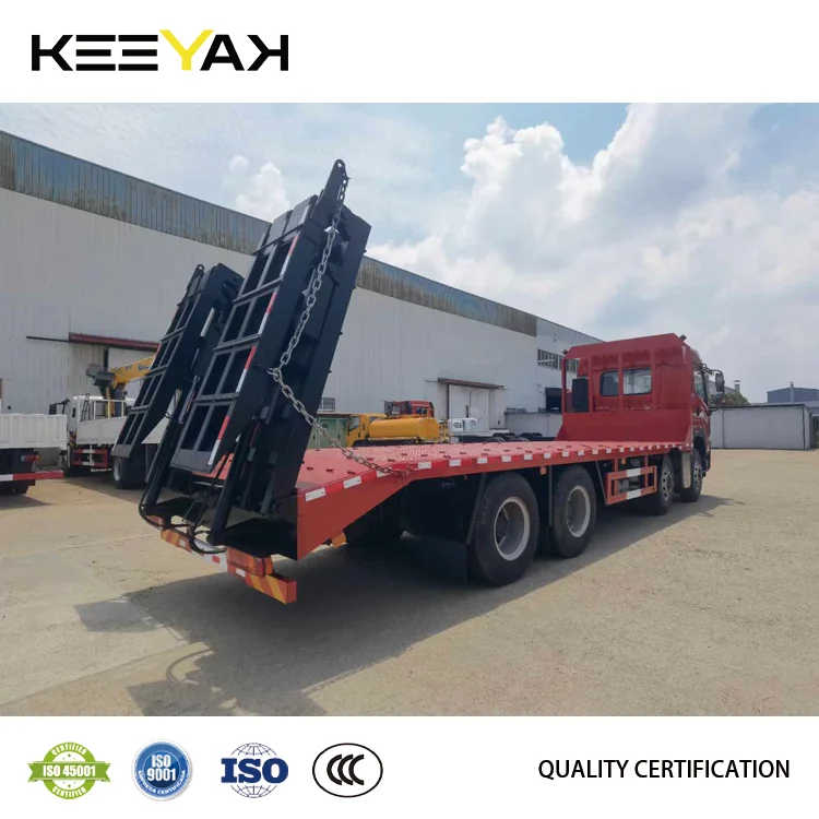 FAW Flatbed Transport Truck Heavy Truck Super Large Load Capacity With ...