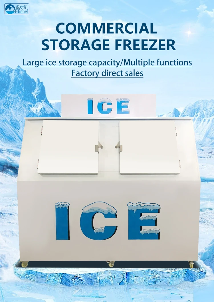 CE Approved Energy Efficient Single-Temperature Bagged Ice Freezer ...